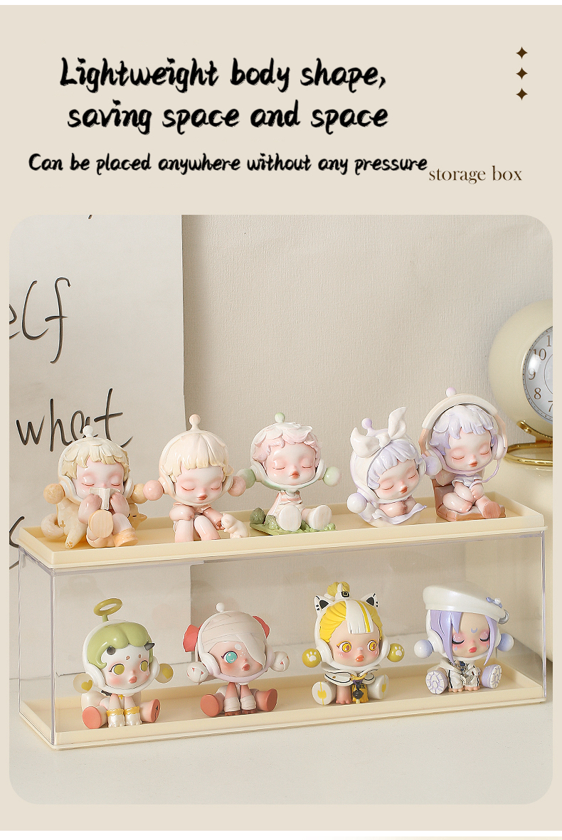 Display Cabinet Transparent Box Stackable Lego Popmart Molly Display ...