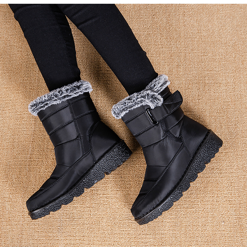 Women's Snow Winter Boots Super Warm Fur Lined Waterproof Winter Shoes ...