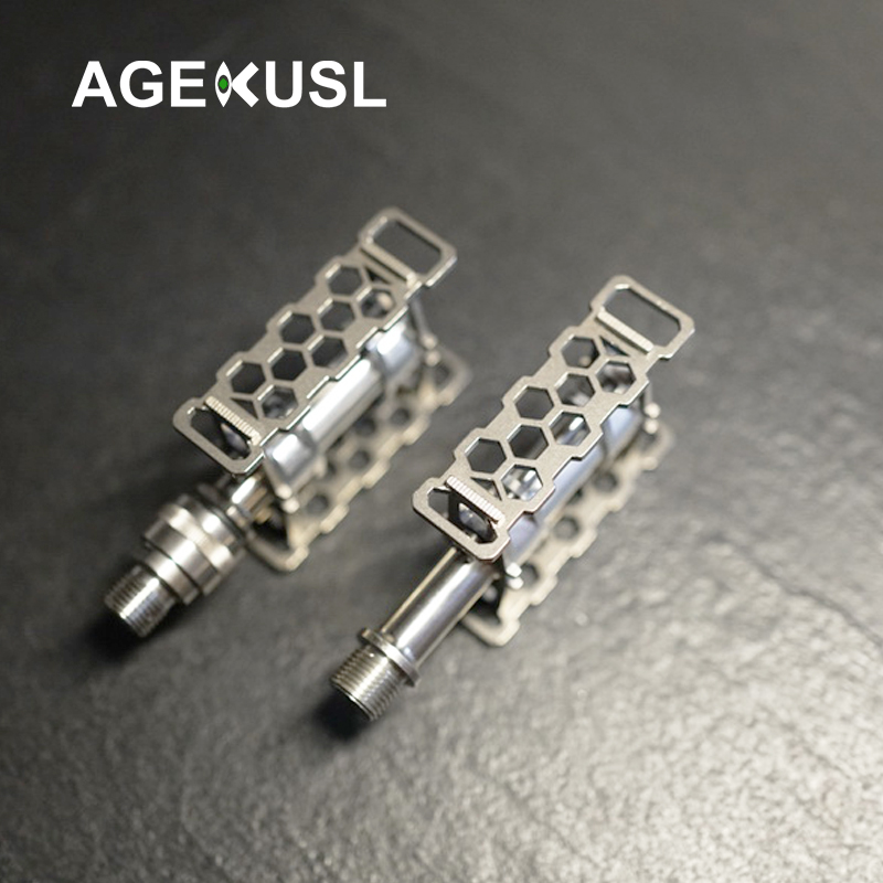 Union Jack Bicycle Ultralight Quick Release Pedal Ti Titanium Shaft And ...
