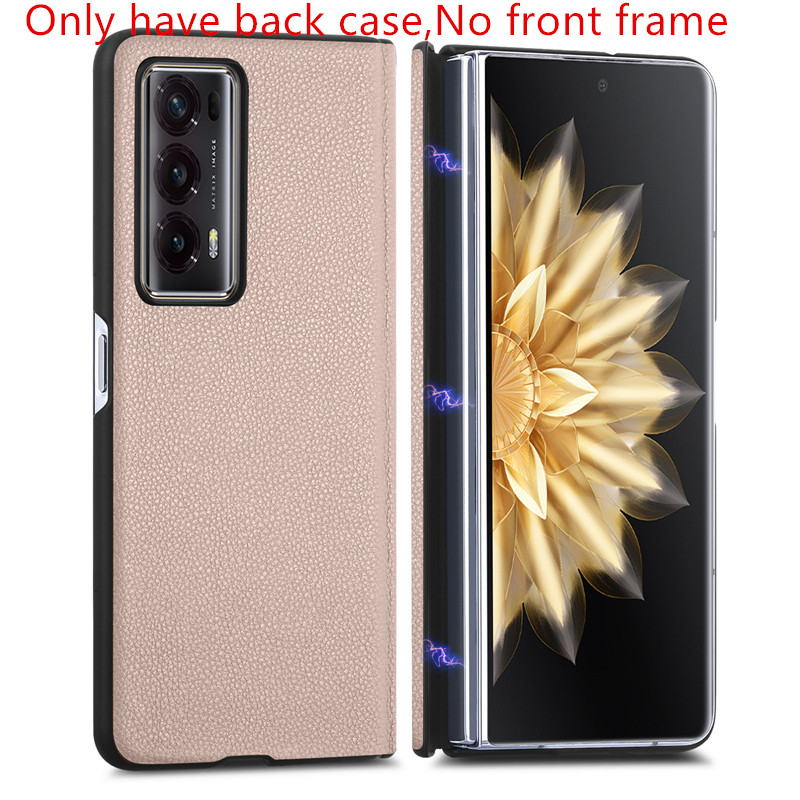 Magic V2 Fold Magnetic Hinge Shell For Honor Magic V2 PU Leather Back ...