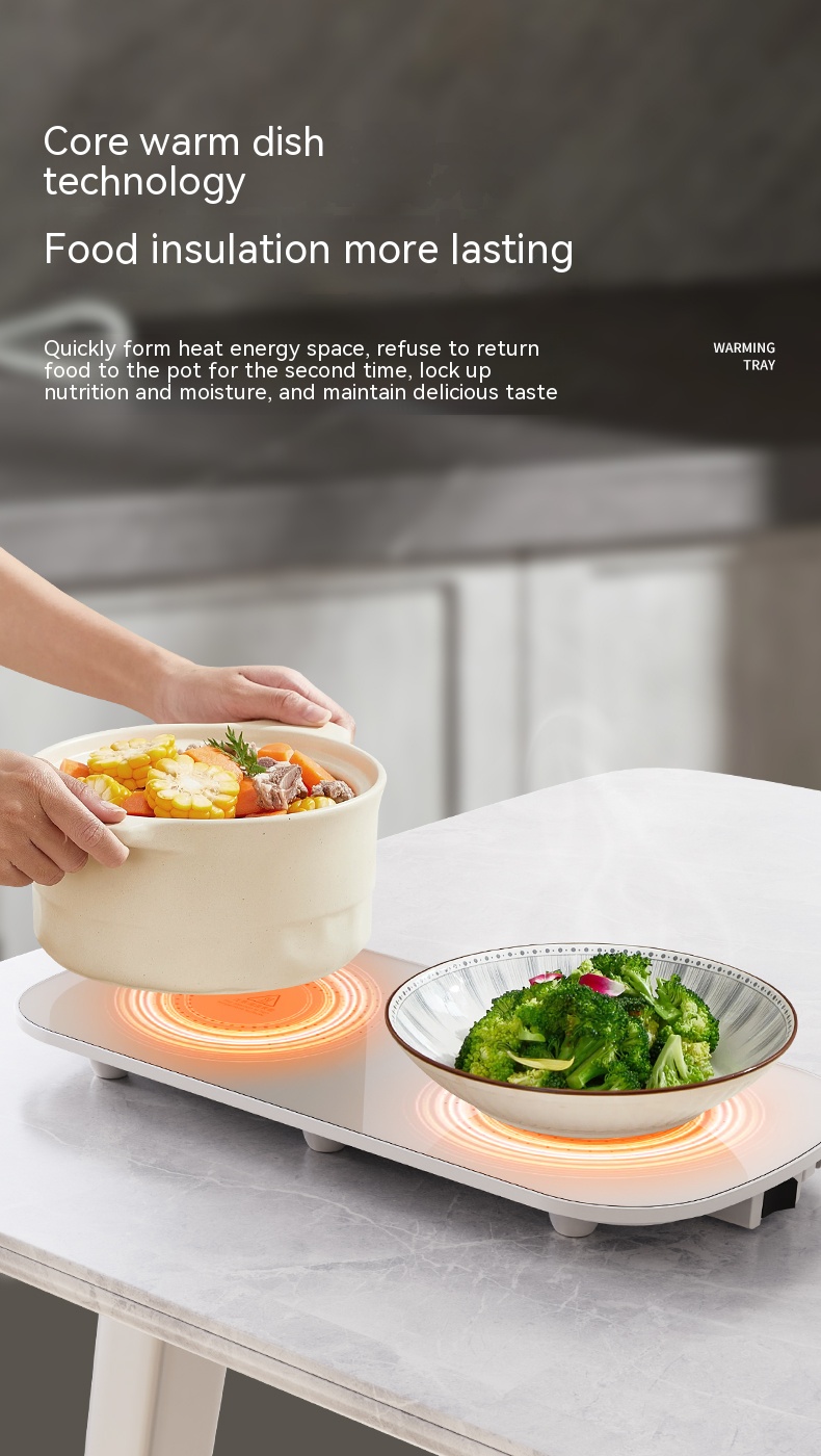Home quick heating warm cutting board multi-functional table insulation ...