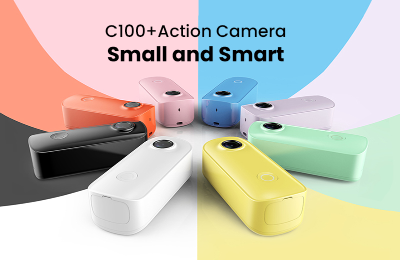 SJCAM C100+ Plus Action Camera 4K/30FPS WiFi Camera Live Portrait Mode ...