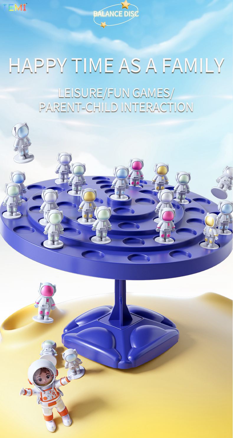 Balancing Board Puzzle For Kids astronaut Balance Tree Game Parent ...