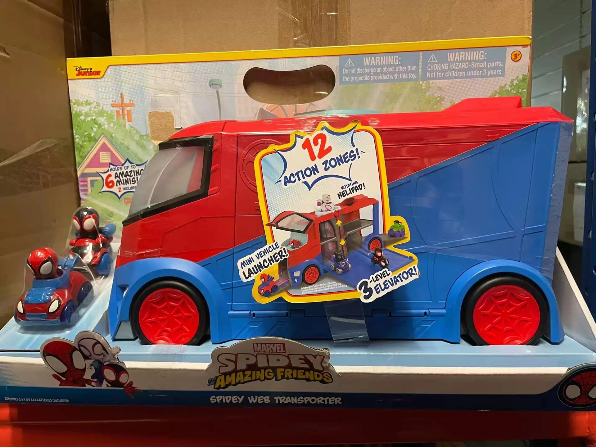 Marvel's Spidey and his Amazing Friends Web Transporter Feature Vehicle ...