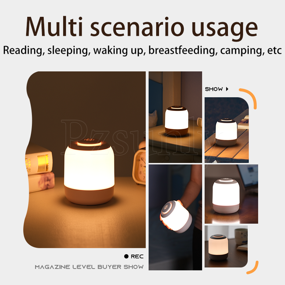 USB Touchable three-colour in one LED multi-function light | Shopee ...