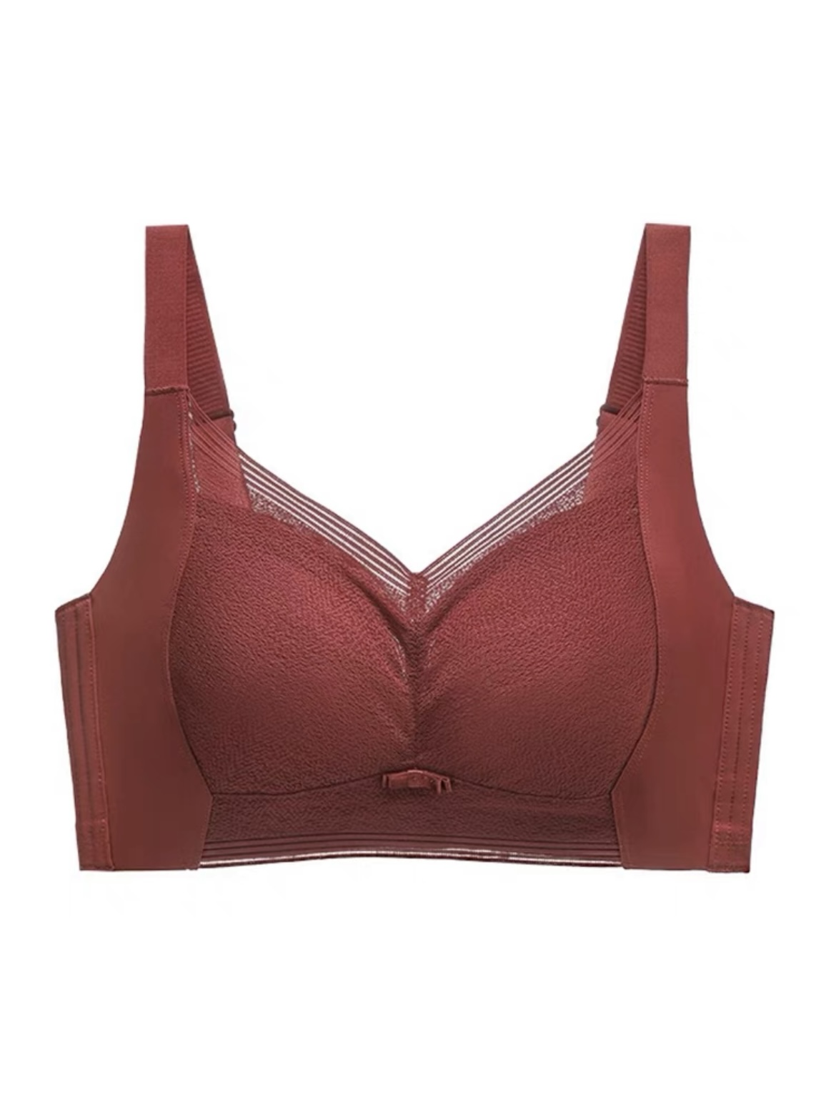 34-42 Plus Size Wireless Bra Women Full Cup Ultra Thin Fsahion Seamless ...