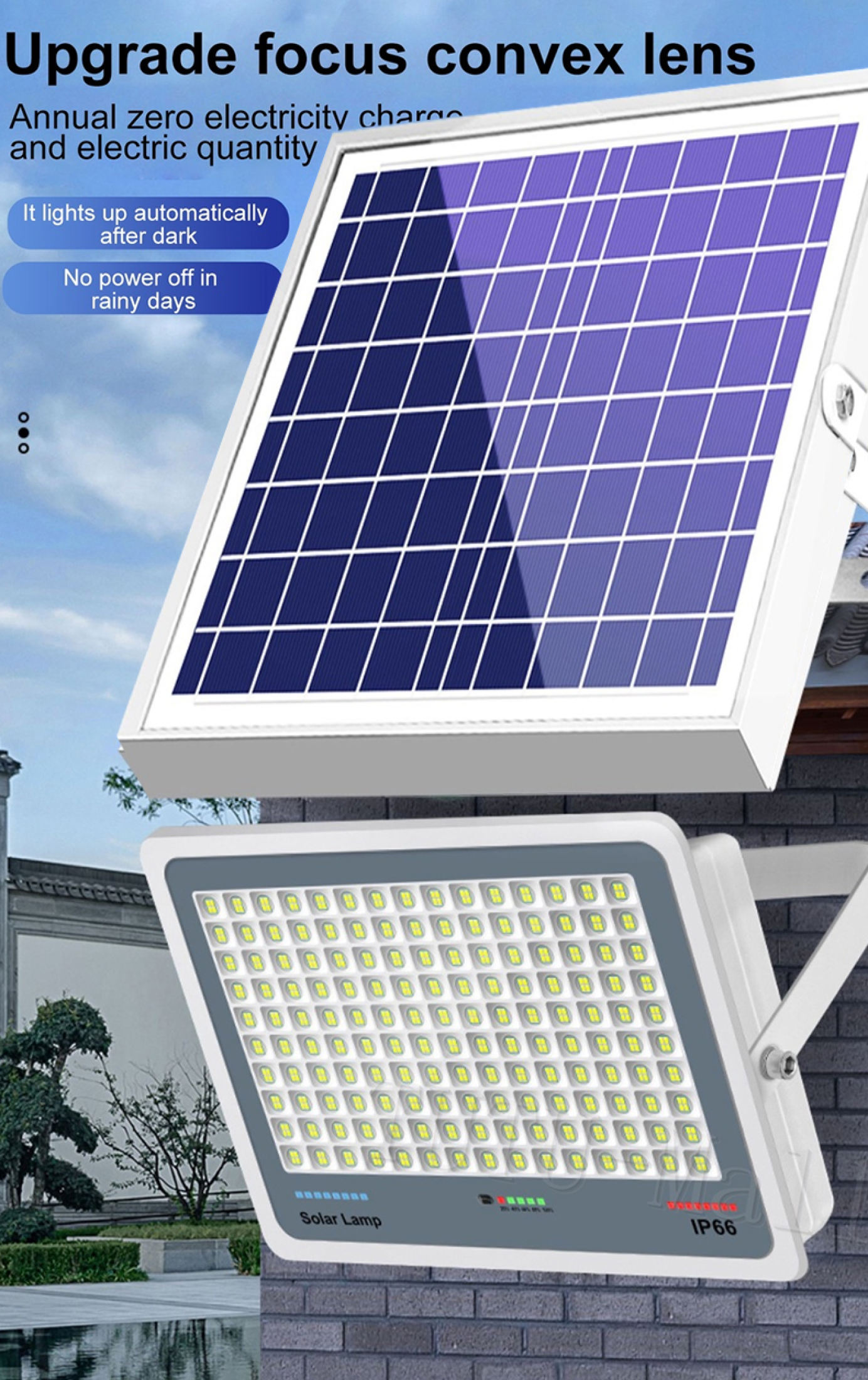 【SG Local Seller】2026 New 1200W Solar Light Outdoor Solar Flood Light ...