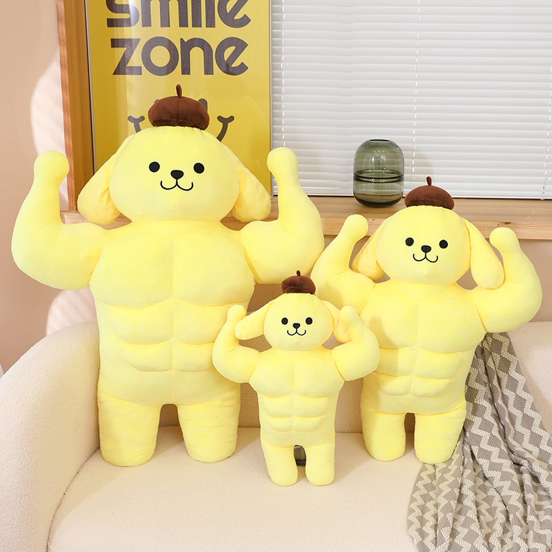 50/70/90cm Stuffed Toy Muscle Fitness Cinnamoroll Kuromi My Melody ...