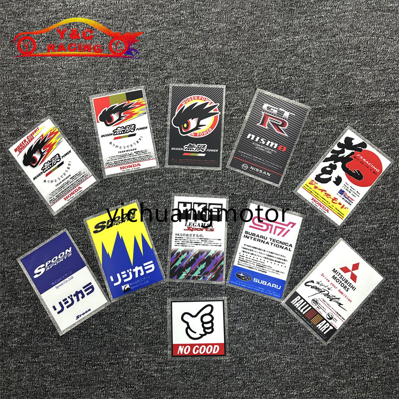 Spoon Unlimited JS Art Front Windshield Sticker JDM Electrostatic Car ...
