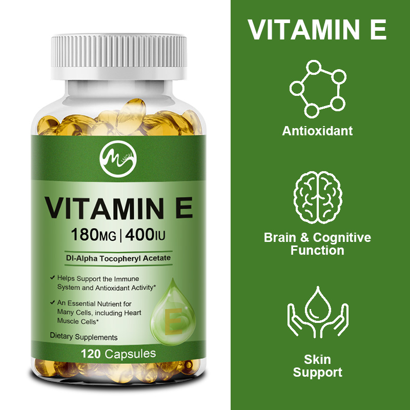 Minch Vitamin E 180mg (400 IU) dl-Alpha Dietary Supplement for ...