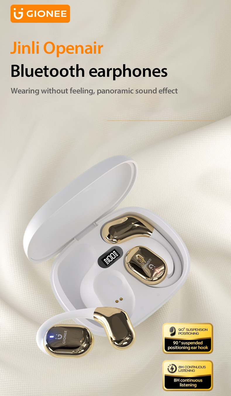 GIONEE JL001 Bluetooth Earphones Open Ear Wireless Sports Headphones ...