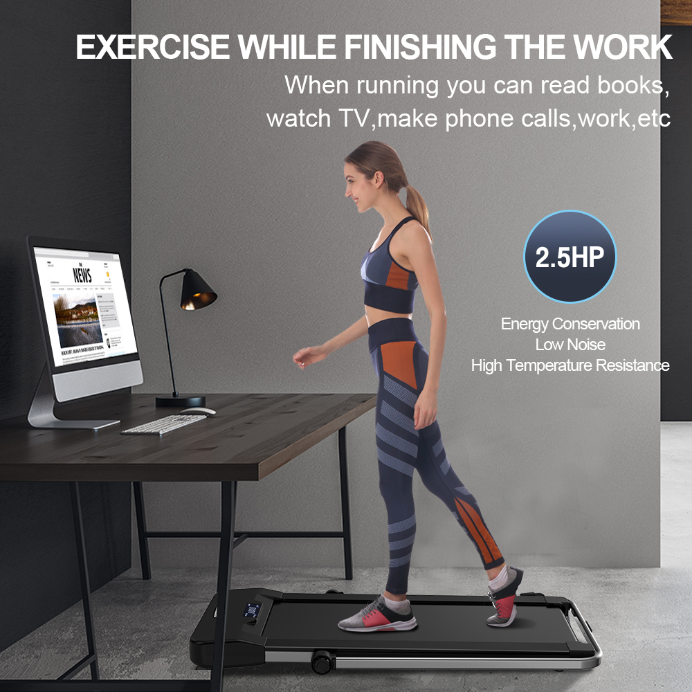 OneTwoFit Treadmill 2.5HP Foldable Treadmill Walking Treadmill Exercise ...