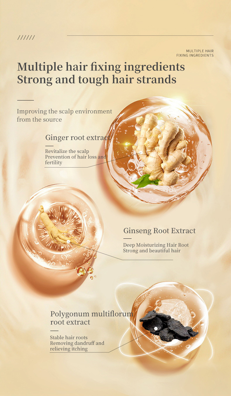 【SG Stock】Ginger Hair Shampoo 500ml Anti-Hair Loss Hair Growth Original ...