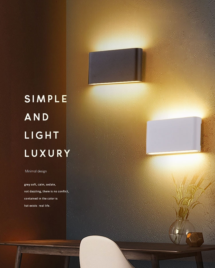 Wall Light LED Wall Lamp Outdoor Waterproof Lighting Modern Minimalist ...