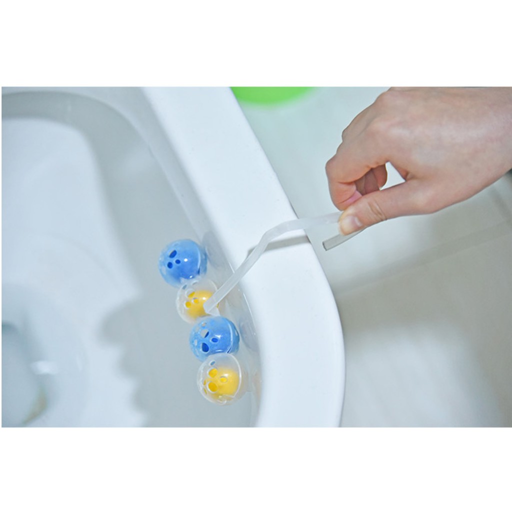 Hanging Toilet Cleaning Ball Automatic Toilet Cleaner 4 in 1 Bowl ...
