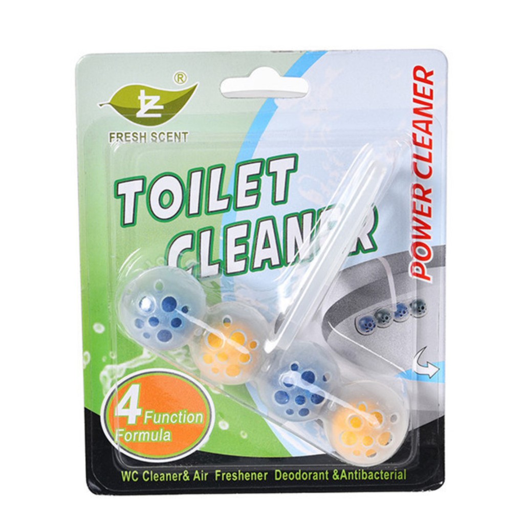 4 in 1 Toilet Cleaner Ball Hanging Toilet Cleaning Automatic Toilet ...