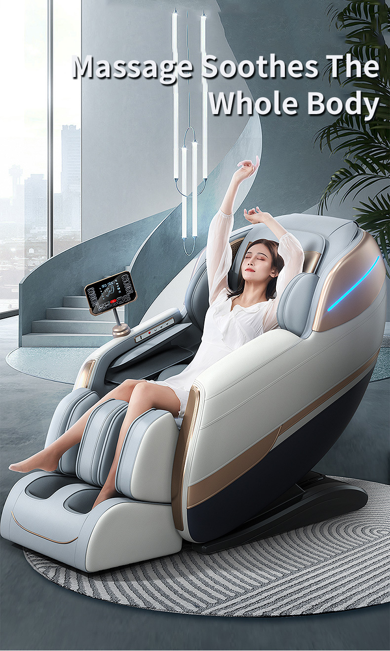 Aux Massage Chair SL Track Full Body Massage Chair Zero-g AI Voice ...
