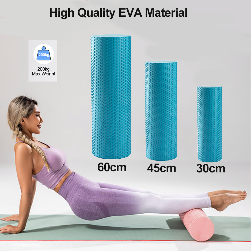 SunnyFit Foam Roller EVA Yoga Roller 30/45/60/90cm Massage Point ...