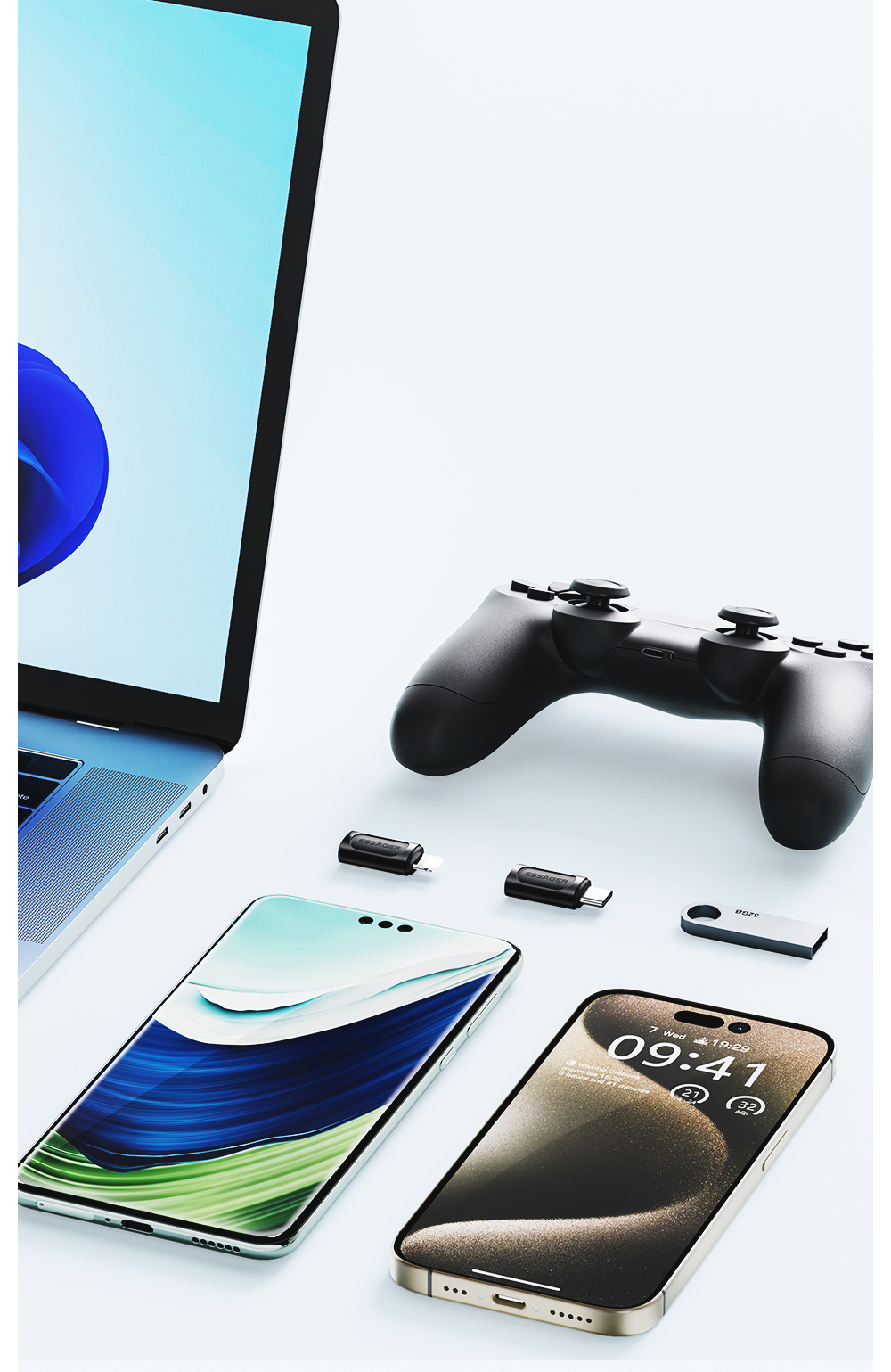 Essager Type C To Ios OTG For IP Adapter 3A USB 2.0 480Mbps | Shopee ...