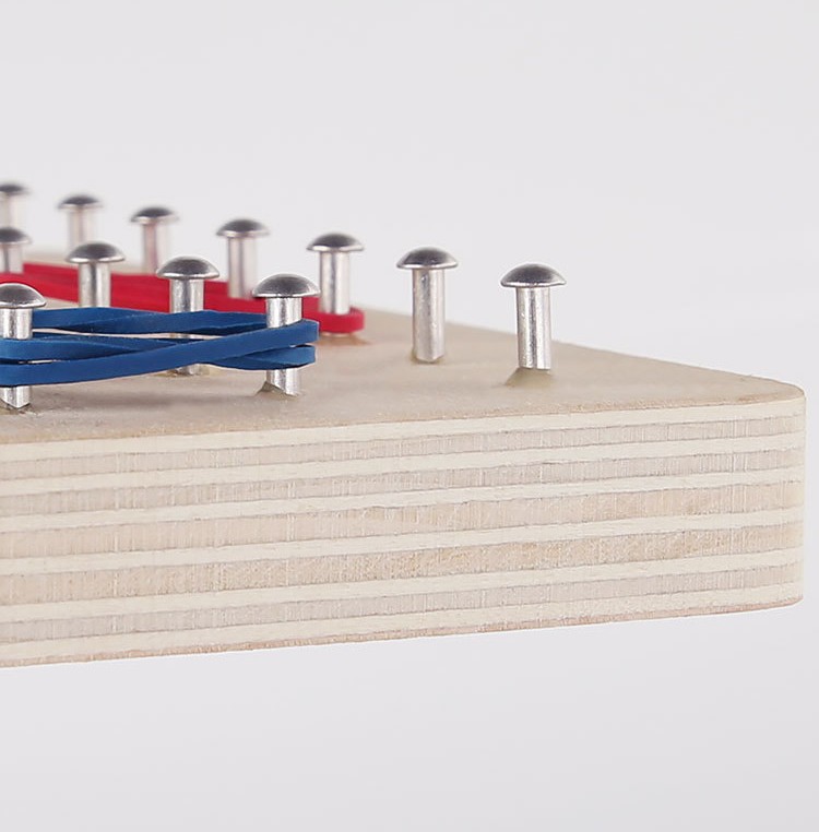 Wooden Geoboard,Montessori Toy,Graphical Mathematical Education Toy for ...