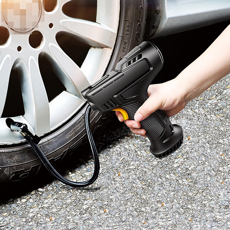 KIPRUN Tire Inflator, 120W Wireless Inflatable Pump, Portable Air ...