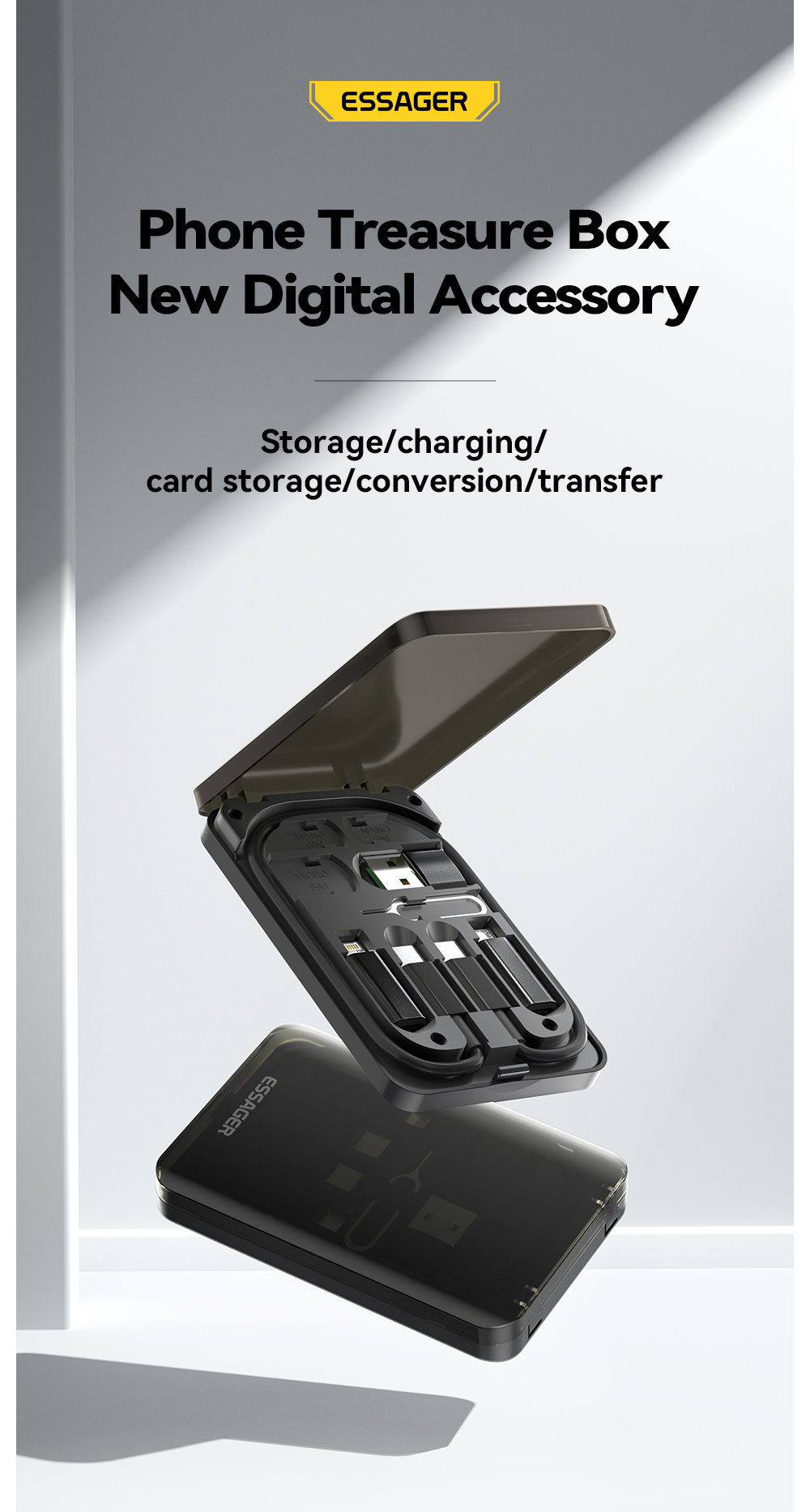 Essager USB C cable 60W C-type cable quick charging charger ...