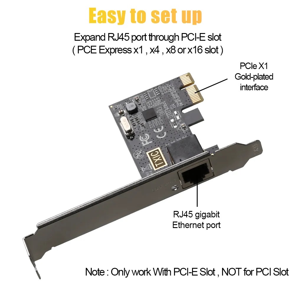 100/1000M/1000M RJ45 Network adapter Gigabit Ethernet PCI Express ...