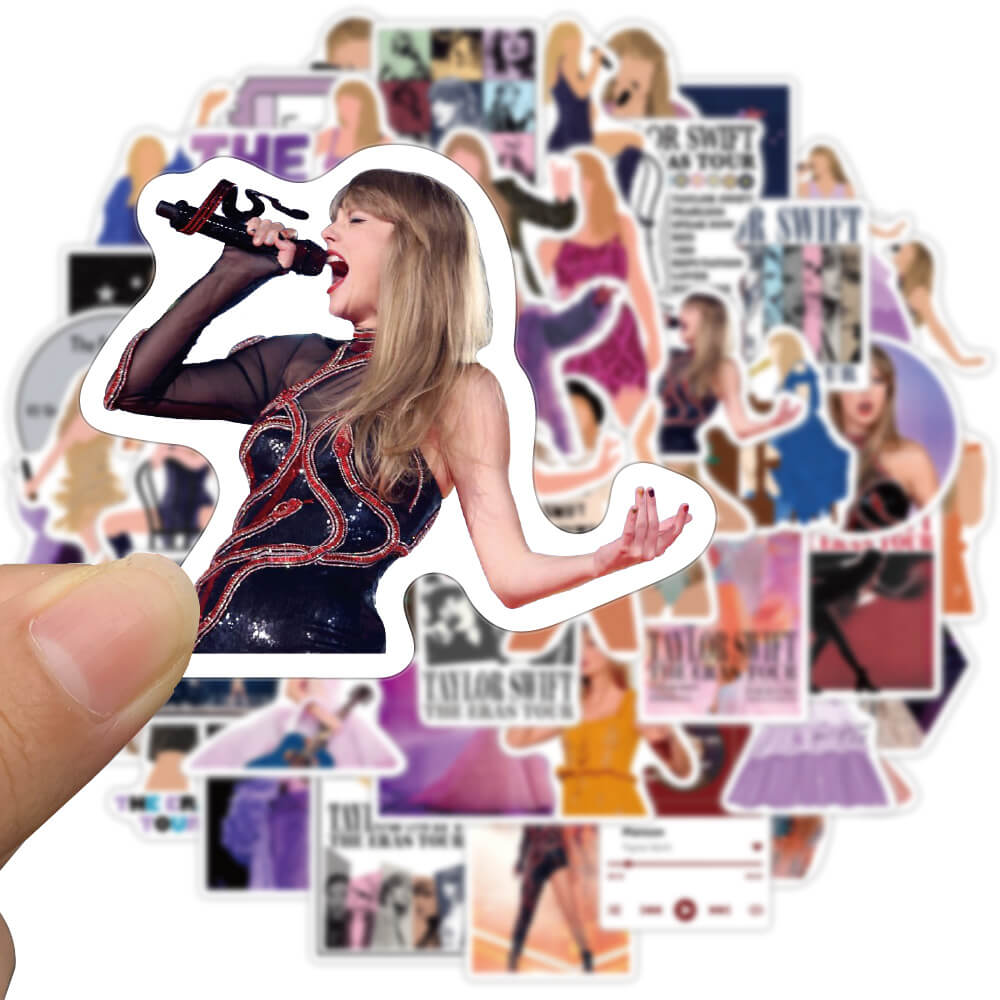 [Large Sticker]50PCS The Eras Tour Singer Taylor Swift Hot Stickers ...