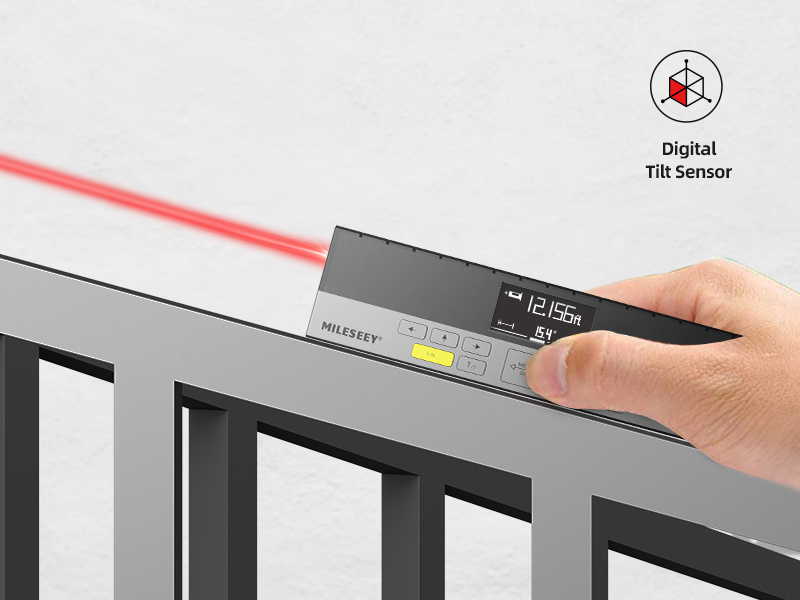 Mileseey Bilateral Laser Measurement Tool DP20 Pro 120m Two-way Laser ...