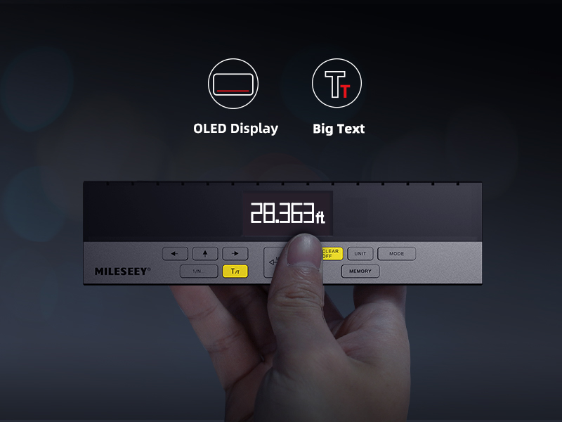 Mileseey Bilateral Laser Measurement Tool DP20 Pro 120m Two-way Laser ...