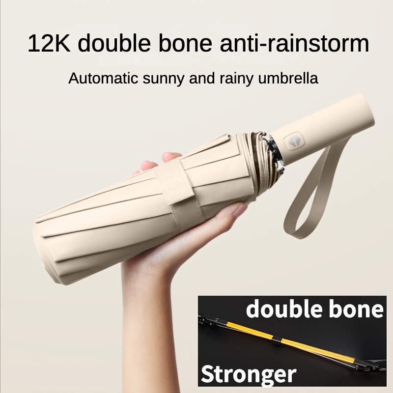 Fully Automatic 24-Bone Umbrella - Weatherproof Multiple Colors ...