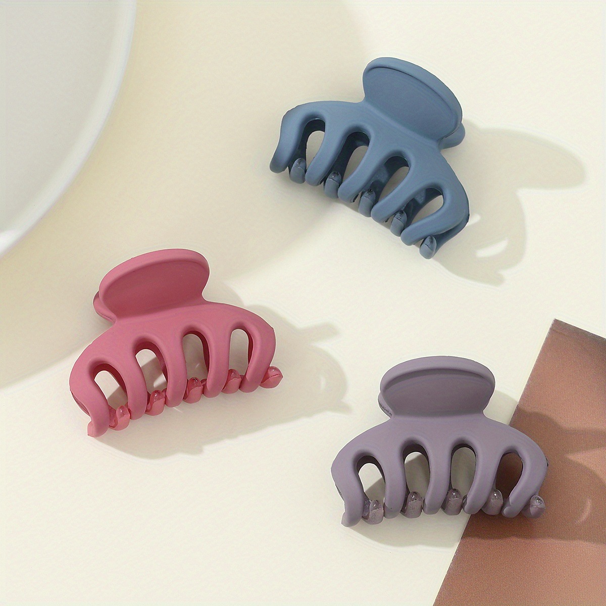 3pcs Small Matte Matte Hair Clip Girl Mini Cute Colorful Hair Clip ...