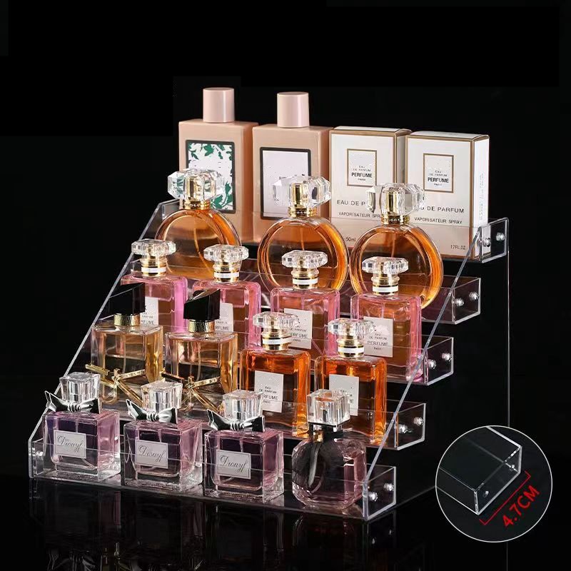 Eye Shadow Shelf Acrylic Perfume Storage Display Stand Cosmetic Nail ...