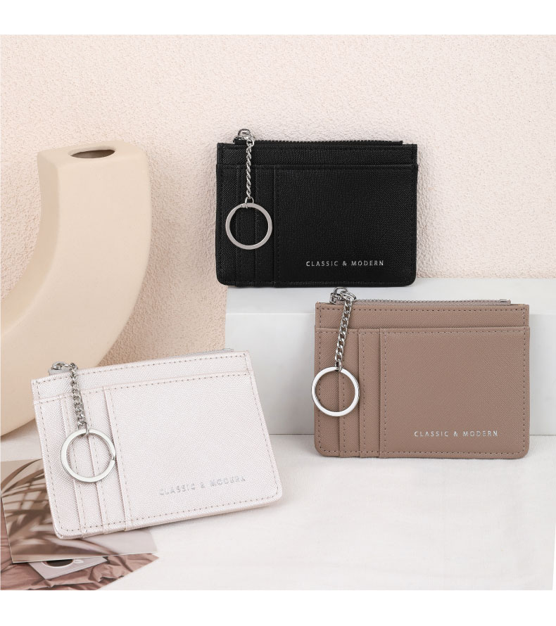 Seagloca New Ultra-thin Creative Nice Minimalist Zipper Card Holder ...