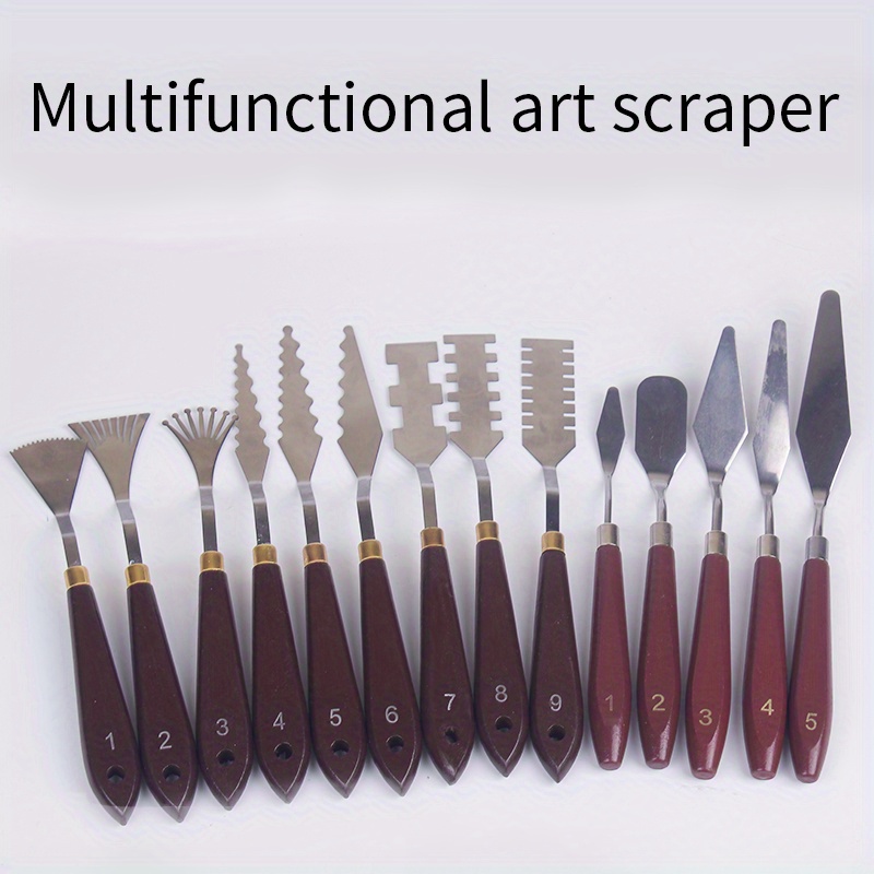 14 Special-shaped Oil Painting Shovels New Type Color Mixing Shovels ...
