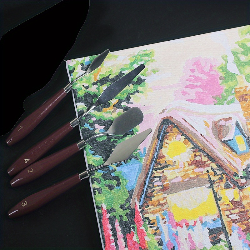 14 Special-shaped Oil Painting Shovels New Type Color Mixing Shovels ...