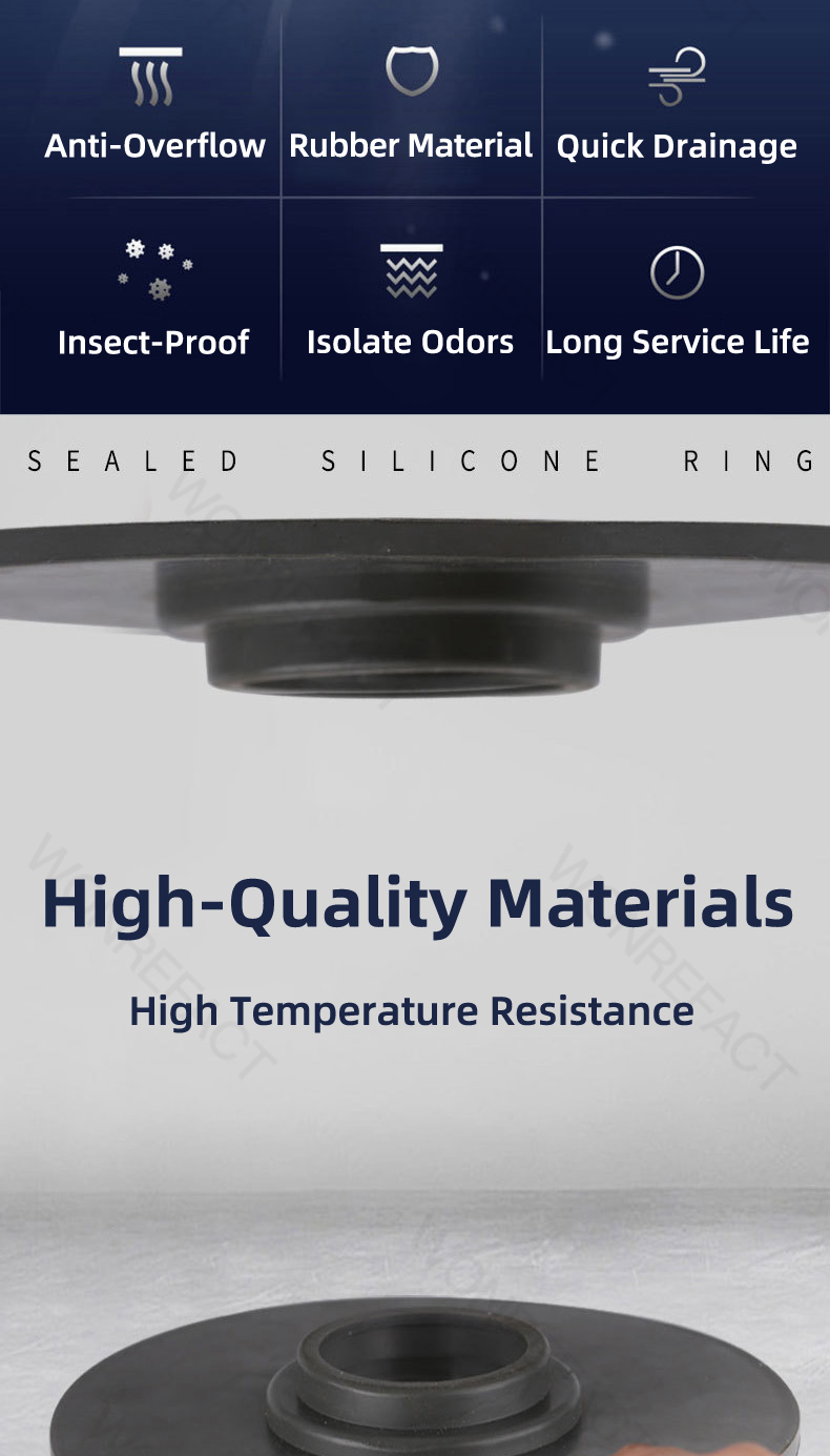 Universal Floor Drain Core 100mm Large Size Odor And Insect Proof Floor ...