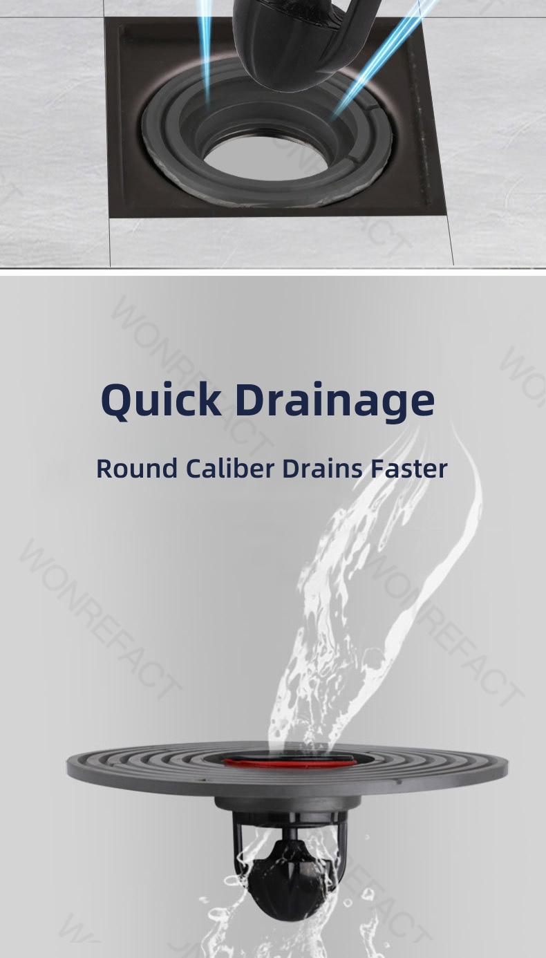 Universal Floor Drain Core 100mm Large Size Odor And Insect Proof Floor ...