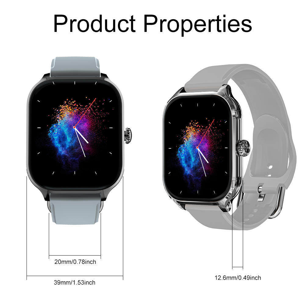 LAXASFIT New Smartwatch H9 Men Women Sports Watch 2.01” HD Touch Screen ...