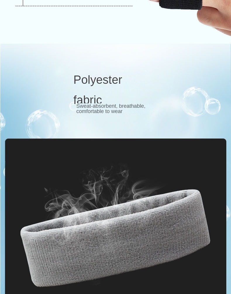 Sports Hair Band Moisture-Absorbent Wicking Headband Men Women Quick ...