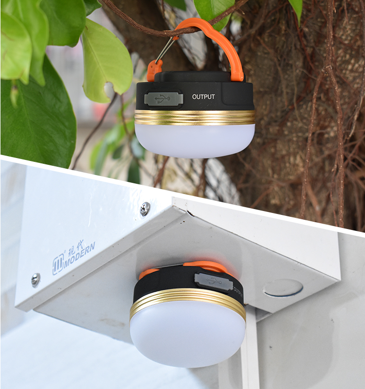 LED Camping Lamp Magnetic Tent Camping Light Portable Mini Super Bright ...