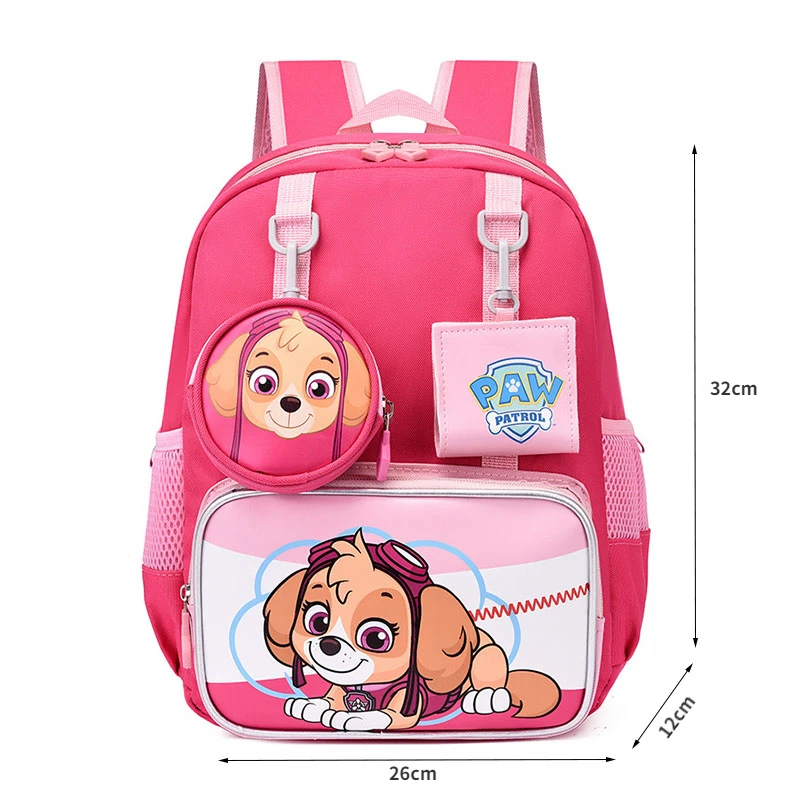 Paw Patrols Kids Backpack Anime Chase Skye Marshall Rubble Rocky ...