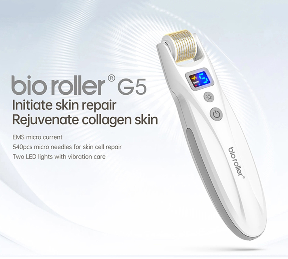 In stock 】Bio roller G5 Set 540 Titanium Needle Microneedling ...