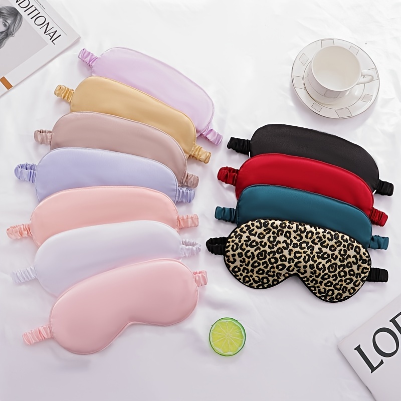 Double-Sided Silk Sleep Mask - Soft Portable Blindfold For Travel ...