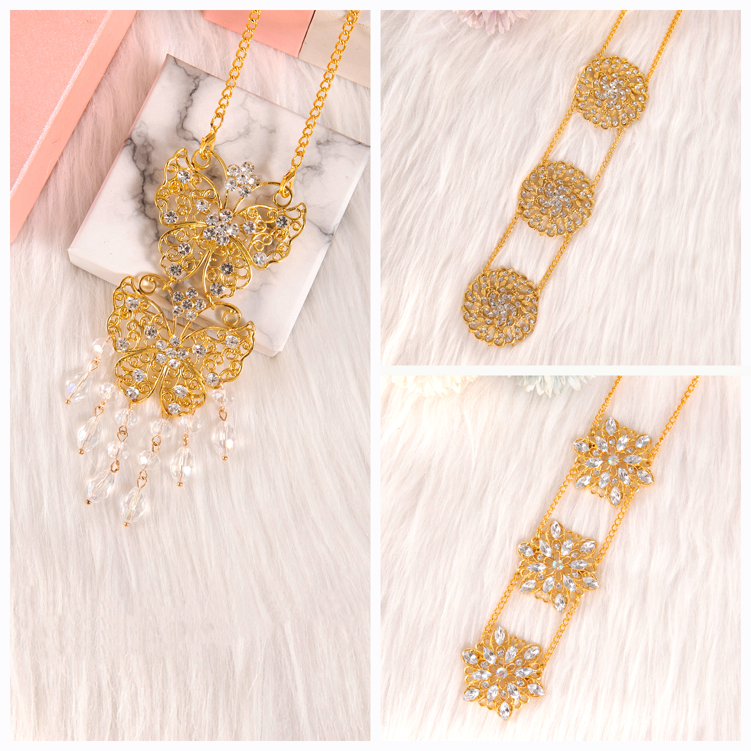 Luxury Brooch Dokoh Kebaya Berantai DEWASA Traditional Butterfly Dokoh ...