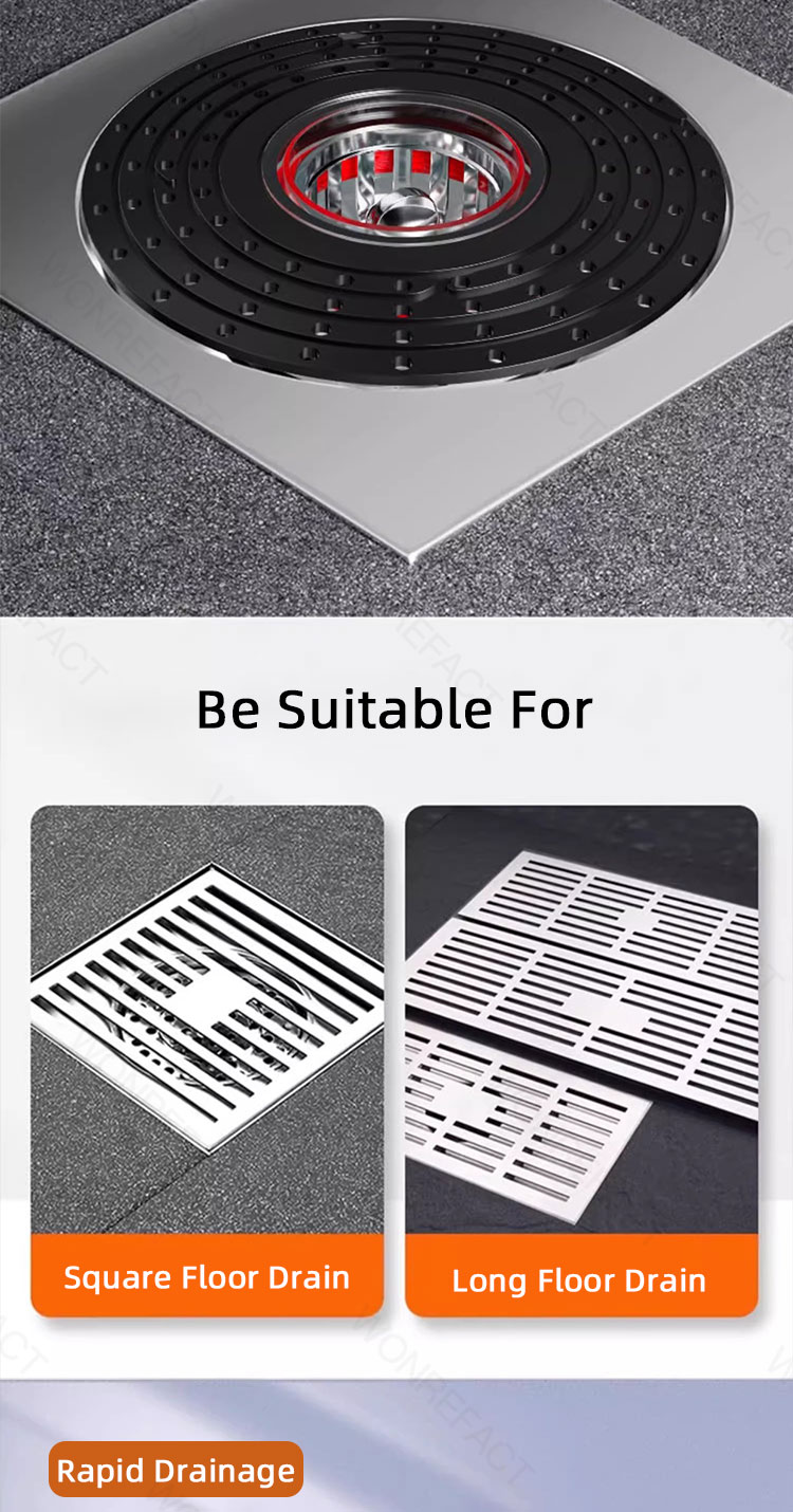 Large Size Floor Drain Core Insect-proof Odor-proof Floor Drain Core ...