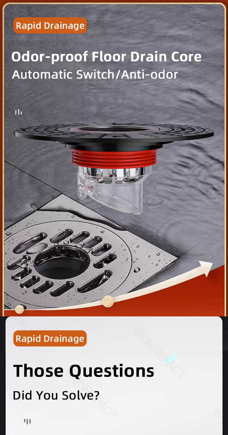 Large Size Floor Drain Core Insect-proof Odor-proof Floor Drain Core ...