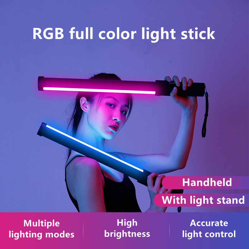 Selens RGB Handheld Light with Stand Photography LED Light Tube ...