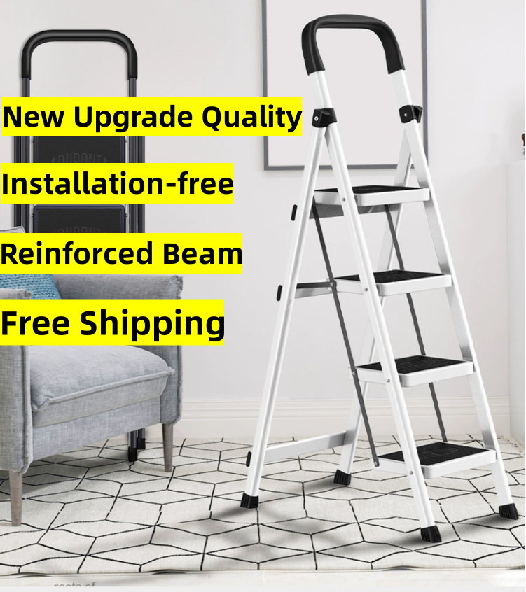 New Upgrade Iron Step Home Ladders Folding home Ladder Home-use ...