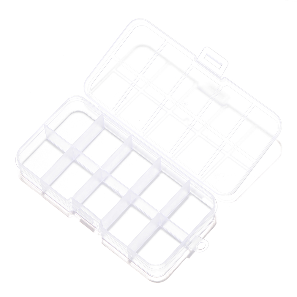 12-28 Compartment Transparent Plastic Storage Box - Jewelry Organizer ...